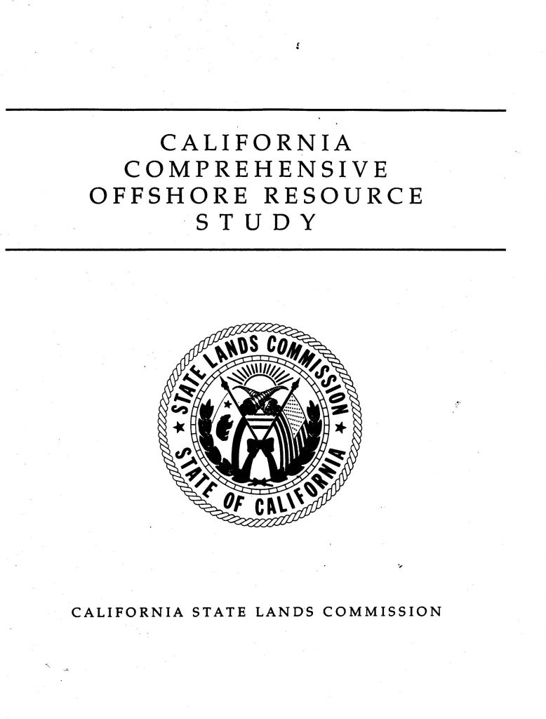 California Comprehensive Offshore Resource Study | CA State Lands ...